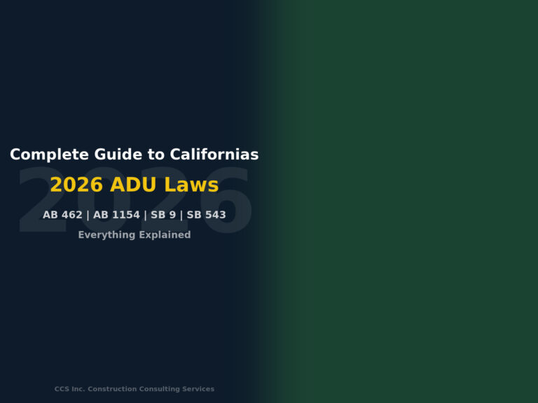 Complete Guide to California's 2026 ADU Laws: AB 462, AB 1154, SB 9 ...